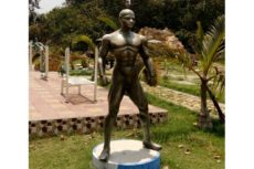 Fiberglass Man Sculpture - Plutus Art