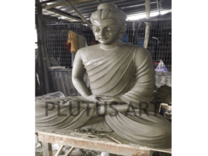 Plutus Art, Clay Finished Buddha Statue - Plutus Art